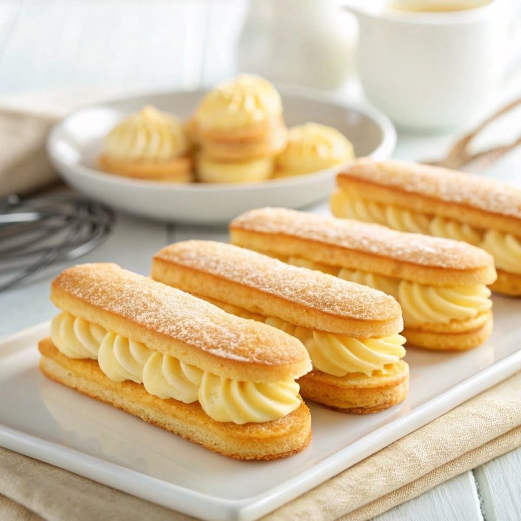 Eclairs with Vanilla Pastry Filling – Easy Tips